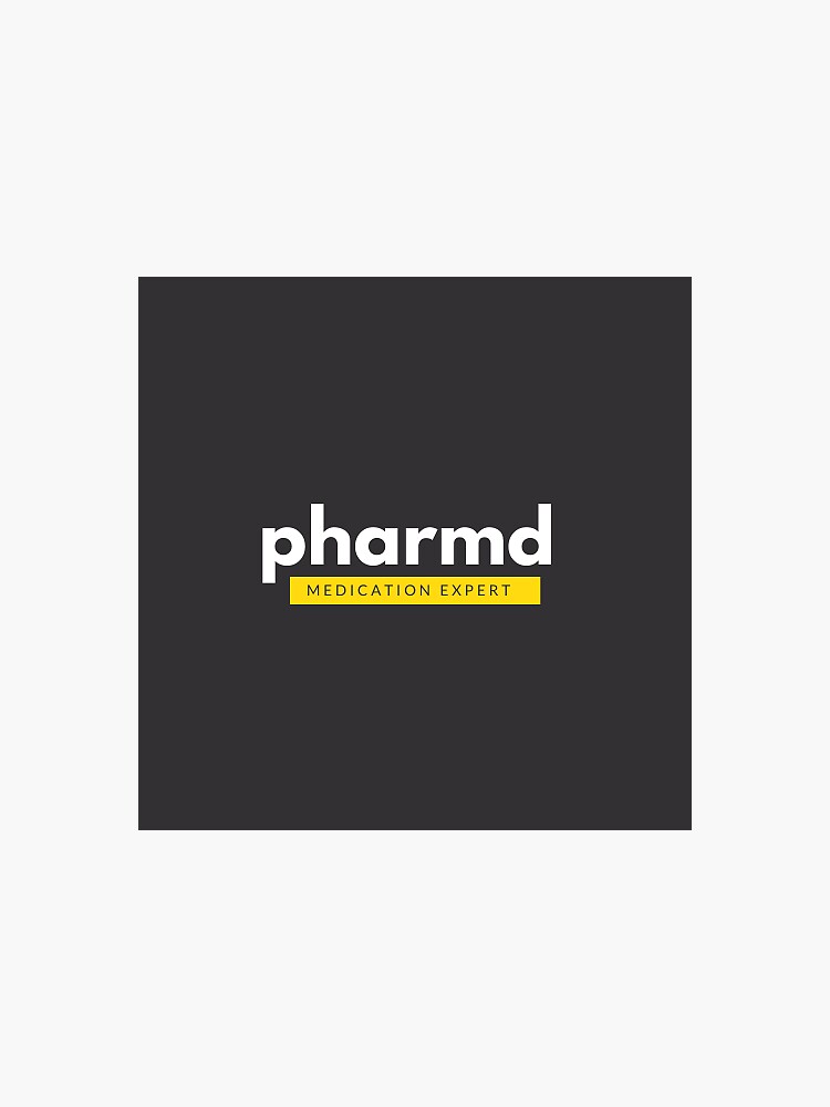 "pharmd" Sticker for Sale by putrialways | Redbubble