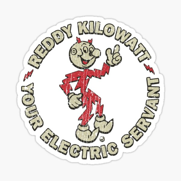 Reddy Kilowatt Stickers | Redbubble