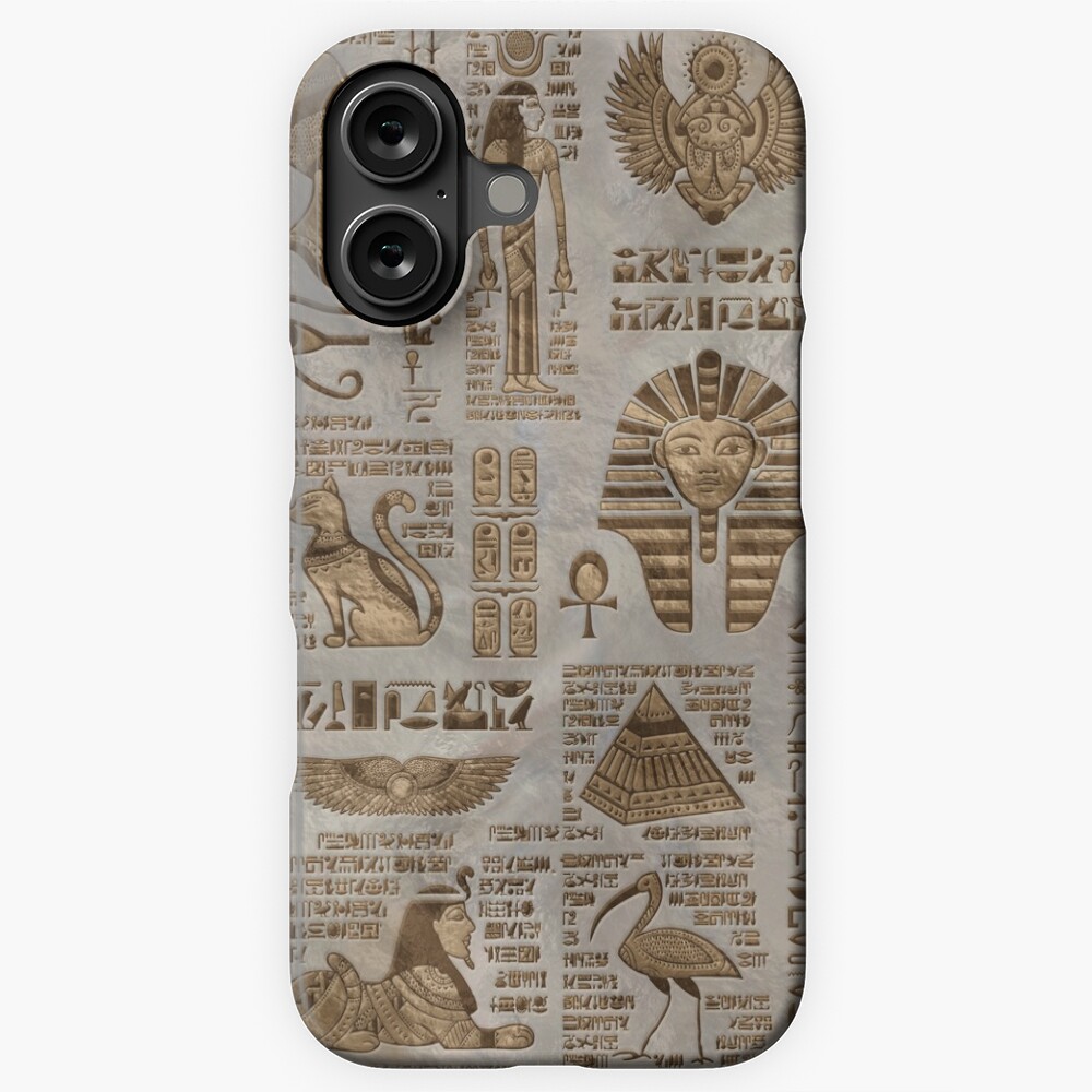 "Egyptian hieroglyphs and deities -Vintage Gold" Socks for Sale by ...