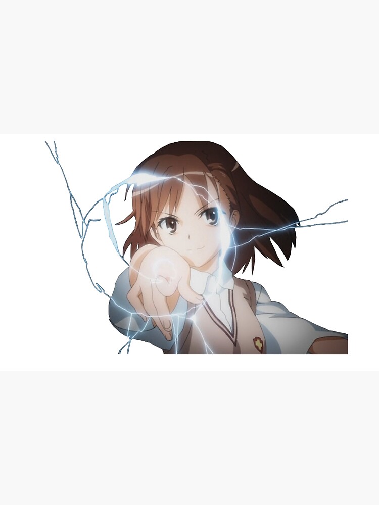 "Mikoto Misaka Shock Design" Art Print by sad-square | Redbubble