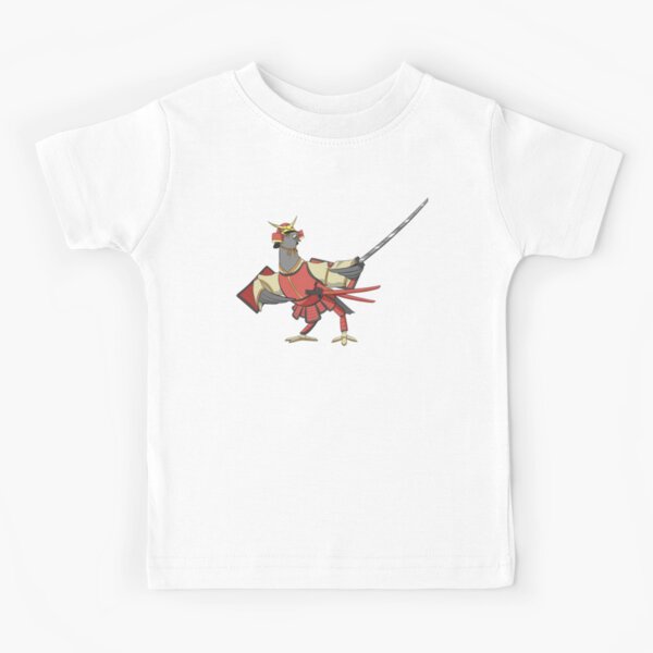 "Samurai Pigeon (Katana Version)" Kids T-Shirt by TeriyakiPigeon ...