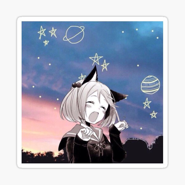 "Neko" Sticker by Chingizkhamitov | Redbubble