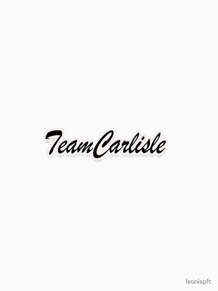 "Team Carlisle" Essential T-Shirt for Sale by leoniepfc | Redbubble