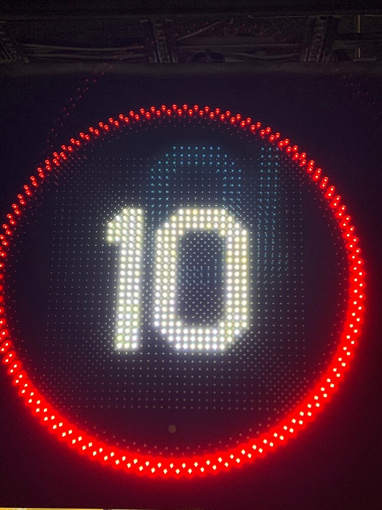 "10km speed sign." Canvas Print by Mickpew | Redbubble