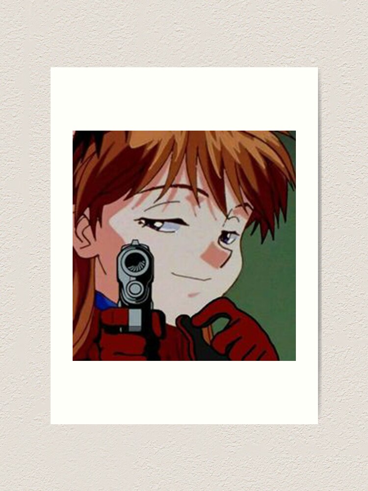 "Asuka Meme" Art Print for Sale by dumbanimememes | Redbubble