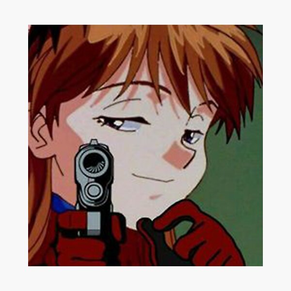 "Asuka Meme" Photographic Print for Sale by dumbanimememes | Redbubble