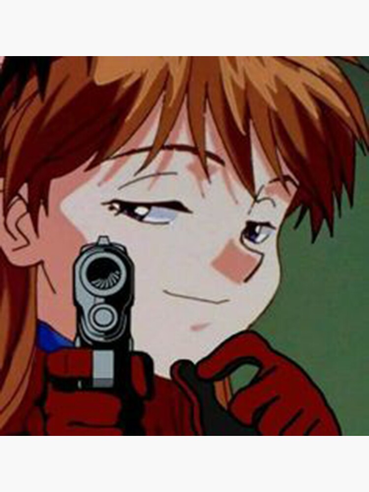 "Asuka Meme" Sticker for Sale by dumbanimememes | Redbubble