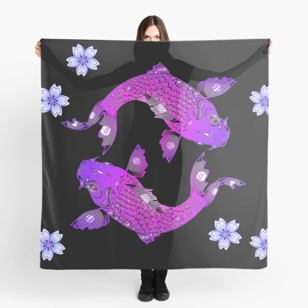 "Koi Carp / Japanese Ornamental Fish" Scarf for Sale by ImageMonkey ...