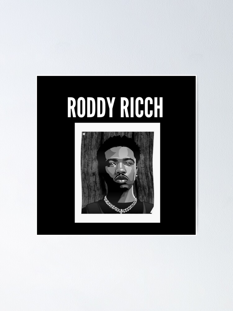 "Roddy Ricch Logo Floor Cushion" Poster by vargasthenextup | Redbubble
