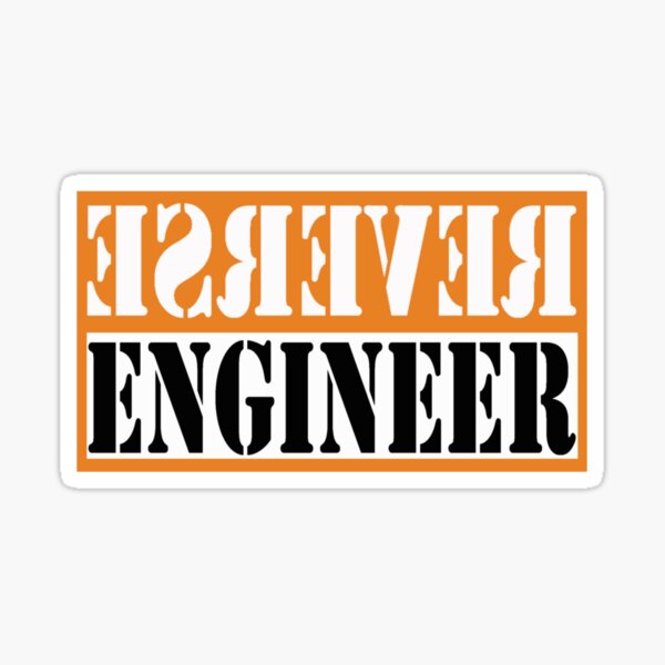 "Reverse Engineer" Sticker for Sale by clubtee | Redbubble