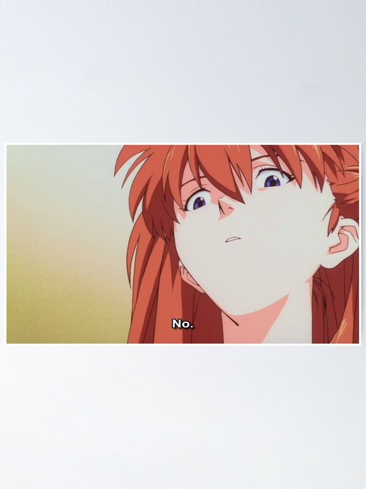 "Asuka No Meme" Poster for Sale by dumbanimememes | Redbubble