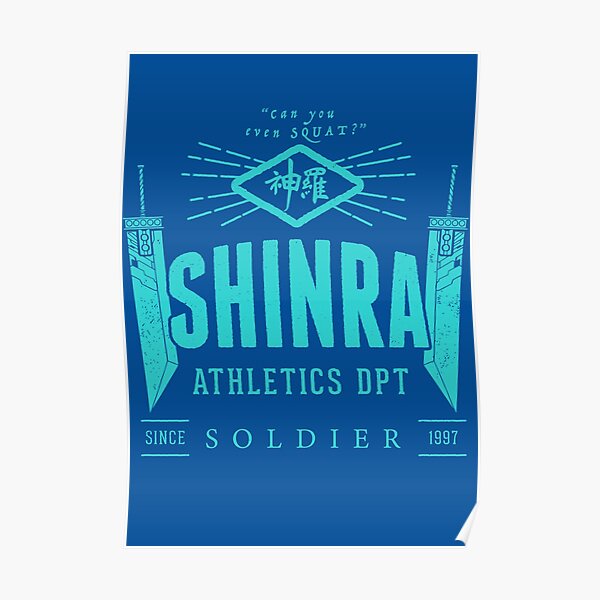 "SHINRA Athletics - Soldier. Final Fantasy 7 VII Fitness Gym Design ...