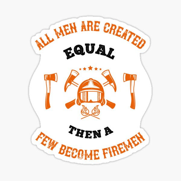 "Firefighter Knows How - Fire Brigade" Sticker for Sale by shotspace ...