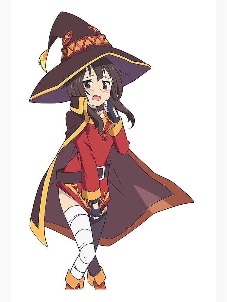 Galeriedruck for Sale mit "Megumin verlegenes Design" von sad-square ...