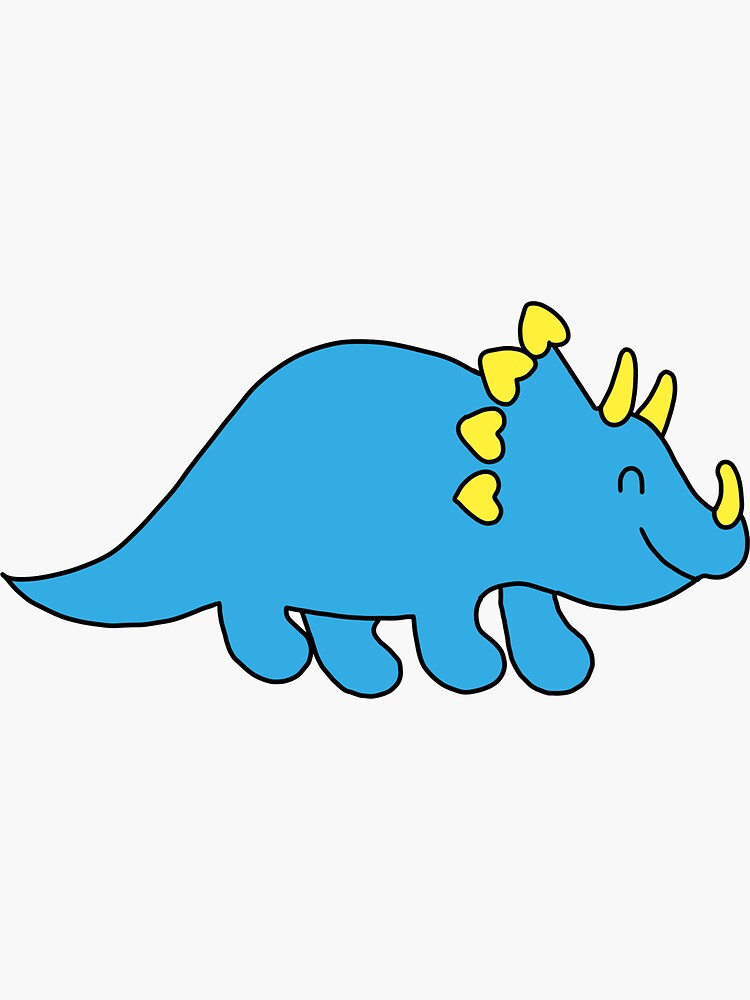 "Smile-saurus" Sticker by coraspatz | Redbubble