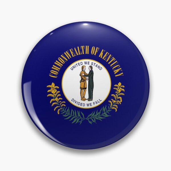 "Kentucky State Flag Badge Pin" Pin for Sale by deanworld | Redbubble