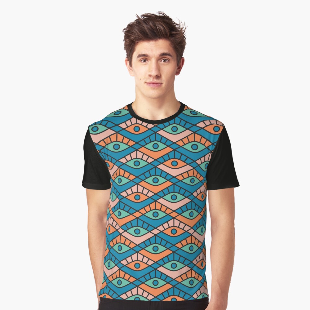 "Trippy Eye Pattern" T-shirt for Sale by lents | Redbubble | eye ...