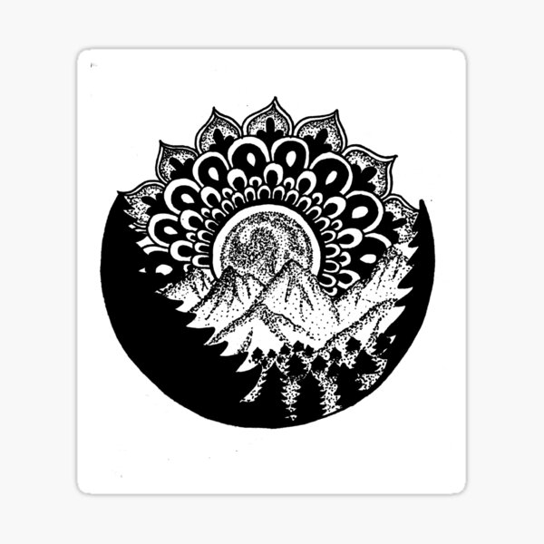 "Nature Mandala" Sticker by Samriddhisahu | Redbubble
