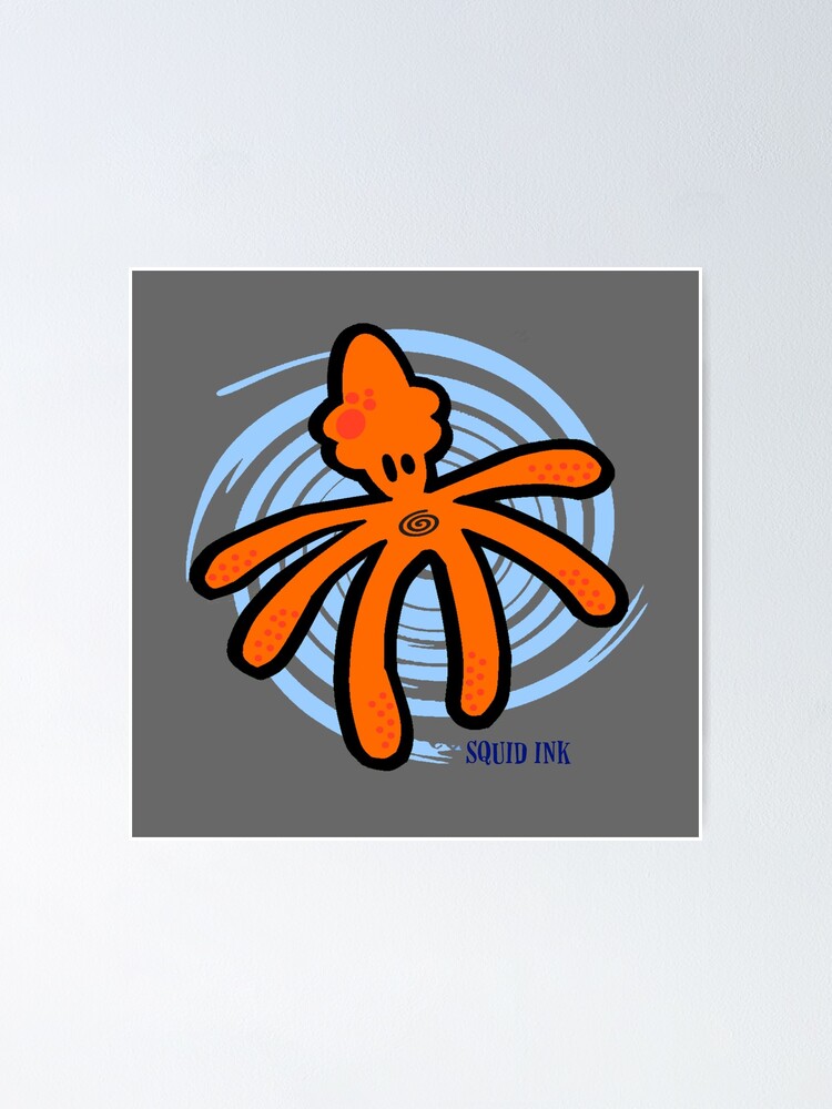 "Squid Ink Logo " Poster for Sale by Squidink58 | Redbubble