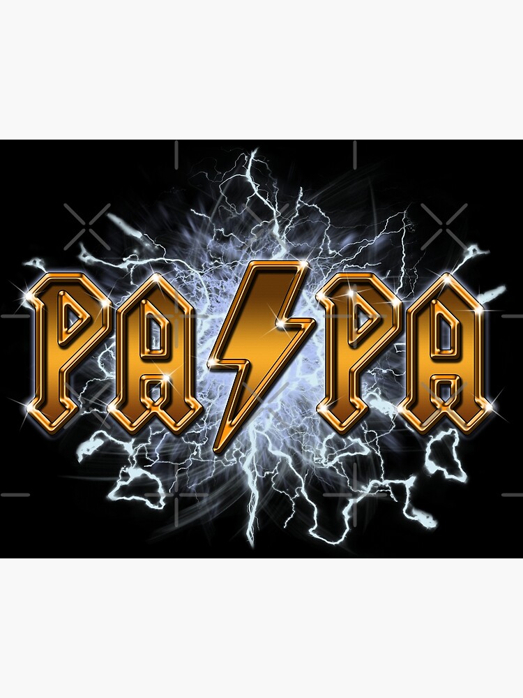 "Heavy Metal Papa" Poster by SonyaJep | Redbubble