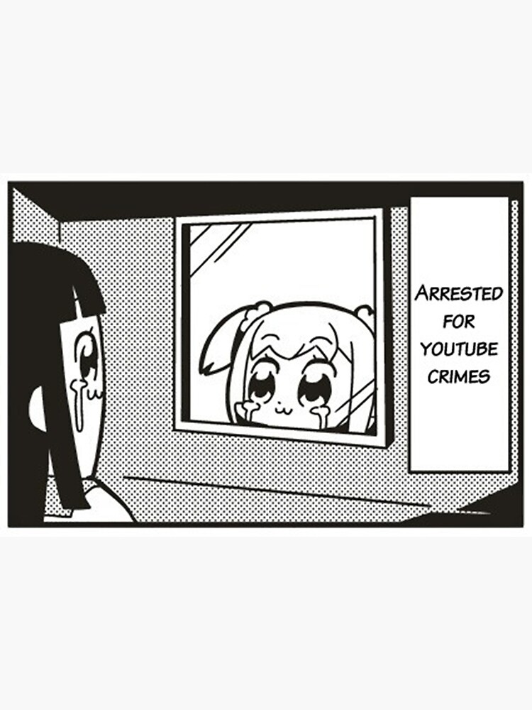 "Pop Team Epic Crimes Meme" Poster by dumbanimememes | Redbubble