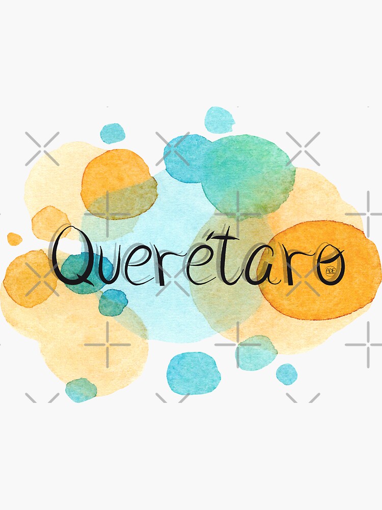 "Querétaro, México" Sticker for Sale by adeillustrator | Redbubble
