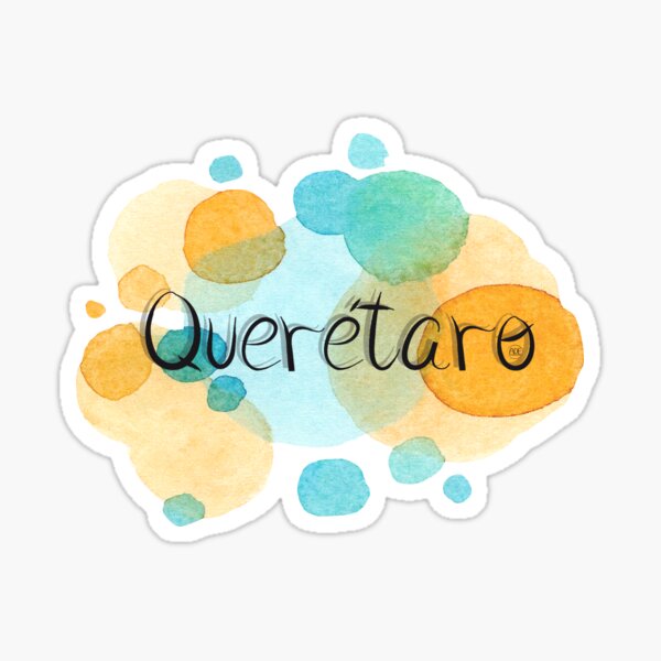 "Querétaro, México" Sticker for Sale by adeillustrator | Redbubble