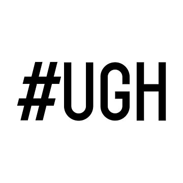 "Ugh! - Fun fitness wear" Sticker for Sale by Thread Collection | Redbubble