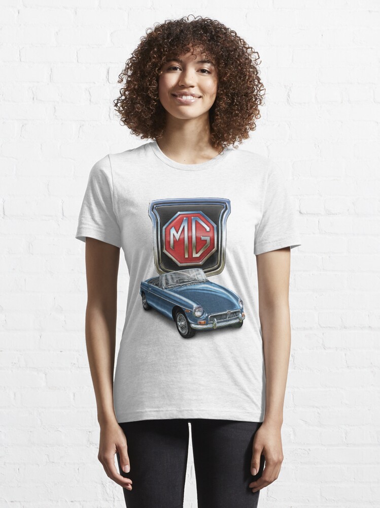 "MGB in Blue" T-shirt for Sale by davidkyte | Redbubble | mgb t-shirts ...