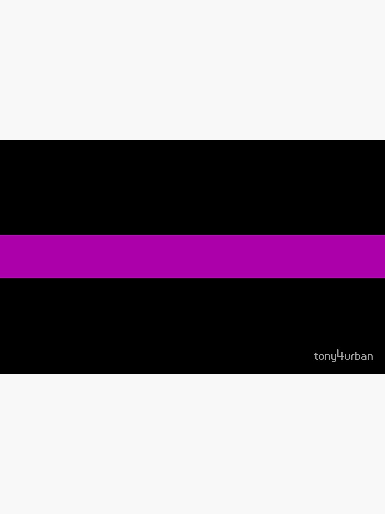 "thin purple line" Sticker for Sale by tony4urban | Redbubble