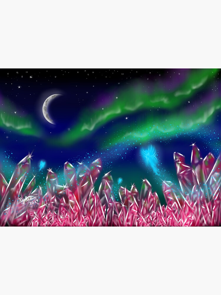 "Aurora Fairy Lights" Sticker by rykieart | Redbubble