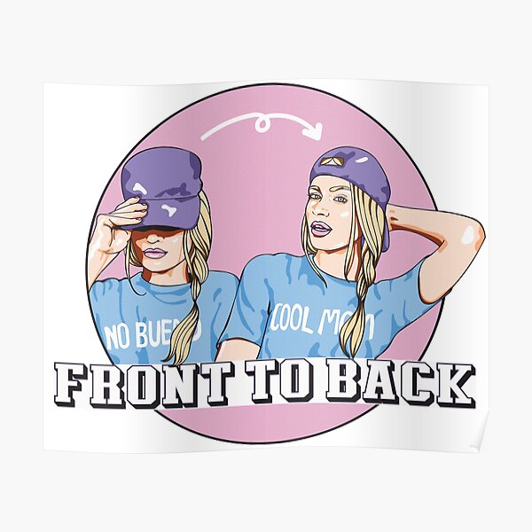 "Front To Back" Poster by 8BitMoon | Redbubble