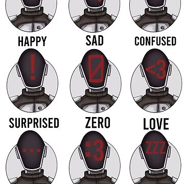 "Borderlands Zer0 Facial Expressions" Greeting Card for Sale by ...