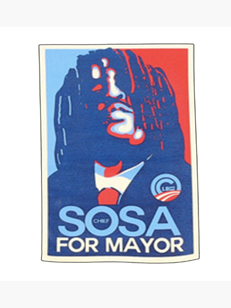 "sosa for mayor " Sticker for Sale by Devov2nd | Redbubble
