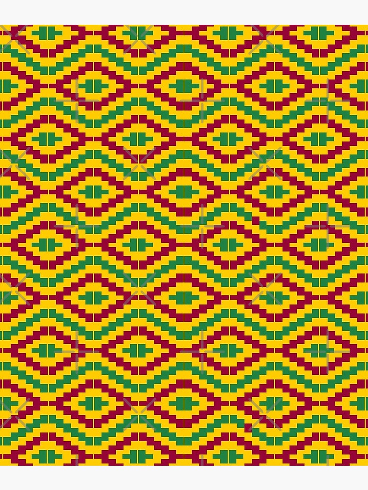 "Kente Pattern - Nwentoma Ghana Akan Design Africa African" Poster by ...