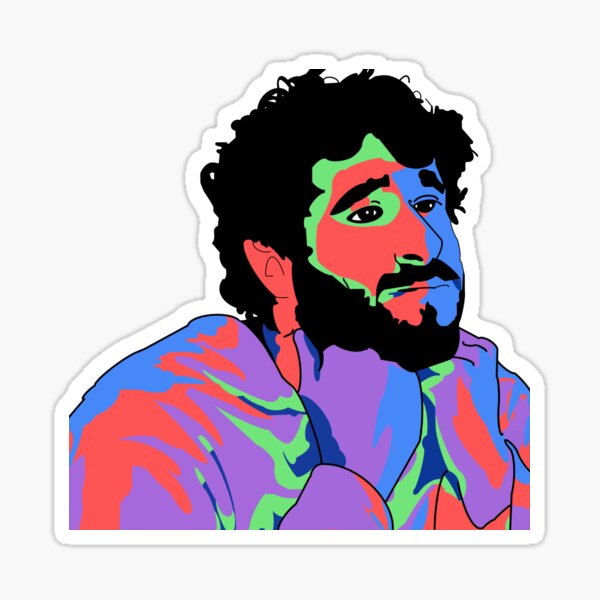 "Lil Dicky Cartoon" Sticker by tborchers21 | Redbubble