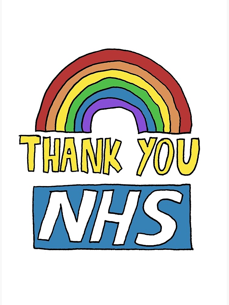 "(Charity) Thank you NHS" Poster by ApacheDesign | Redbubble