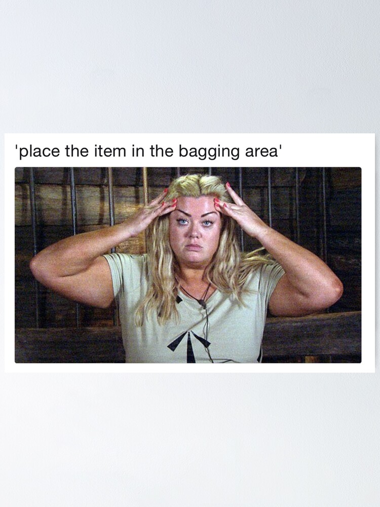 "Gemma Collins Meme" Poster by BlurClothingUK | Redbubble
