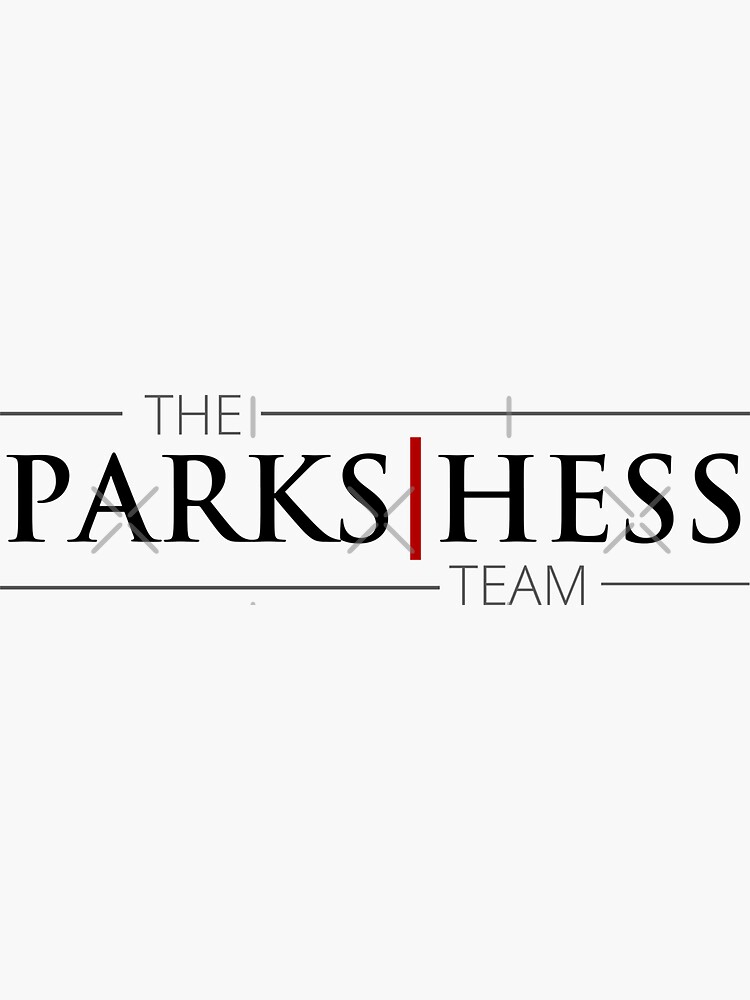 "The Parks | Hess Team" Sticker by KWFlagship | Redbubble
