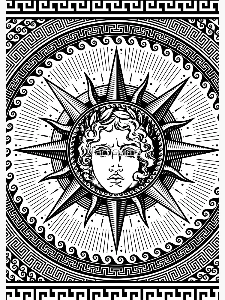 Apollo And Sun Symbols And Eagles