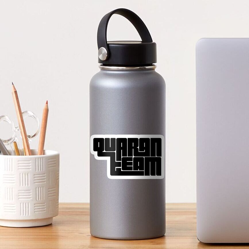 "Quaranteam quotes" Sticker for Sale by popcarol | Redbubble