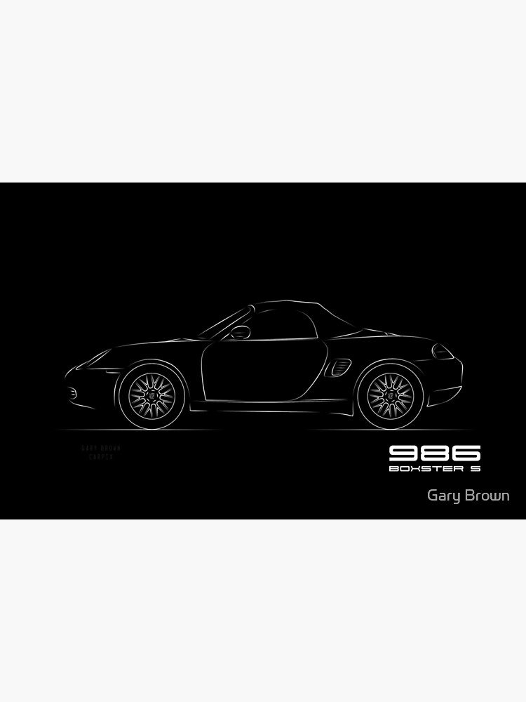 Póster « Porsche 986 Boxster S» de garybrown1 | Redbubble