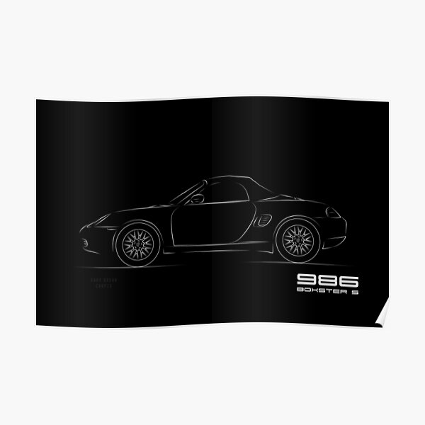 Póster « Porsche 986 Boxster S» de garybrown1 | Redbubble