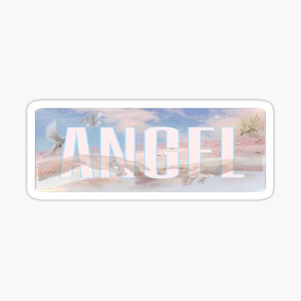 "Angel Aesthetic" Sticker by sbolubasz17 | Redbubble