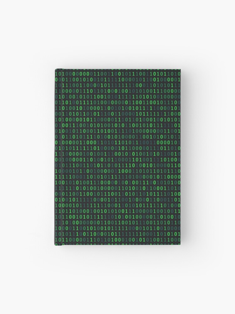 "Binary code pattern 10101 green neon retro 80s computer screen black ...