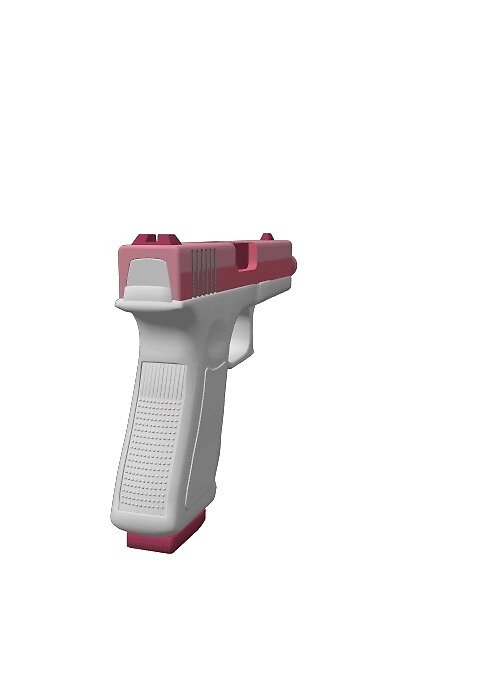 "Vaporwave gun" by trilogy | Redbubble
