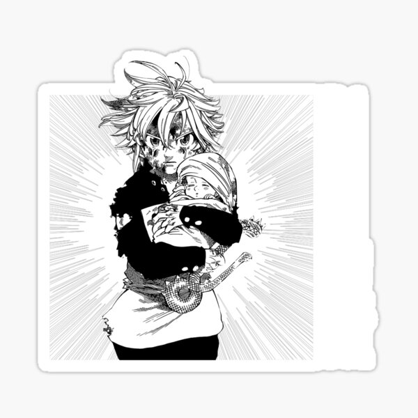"Meliodas Seven Deadly Sins" Sticker by Simogan | Redbubble