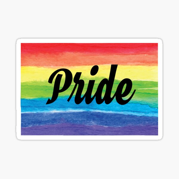 "Gay Pride Flag Colorado LGBT Month Lesbian Bisexual" Sticker by ...