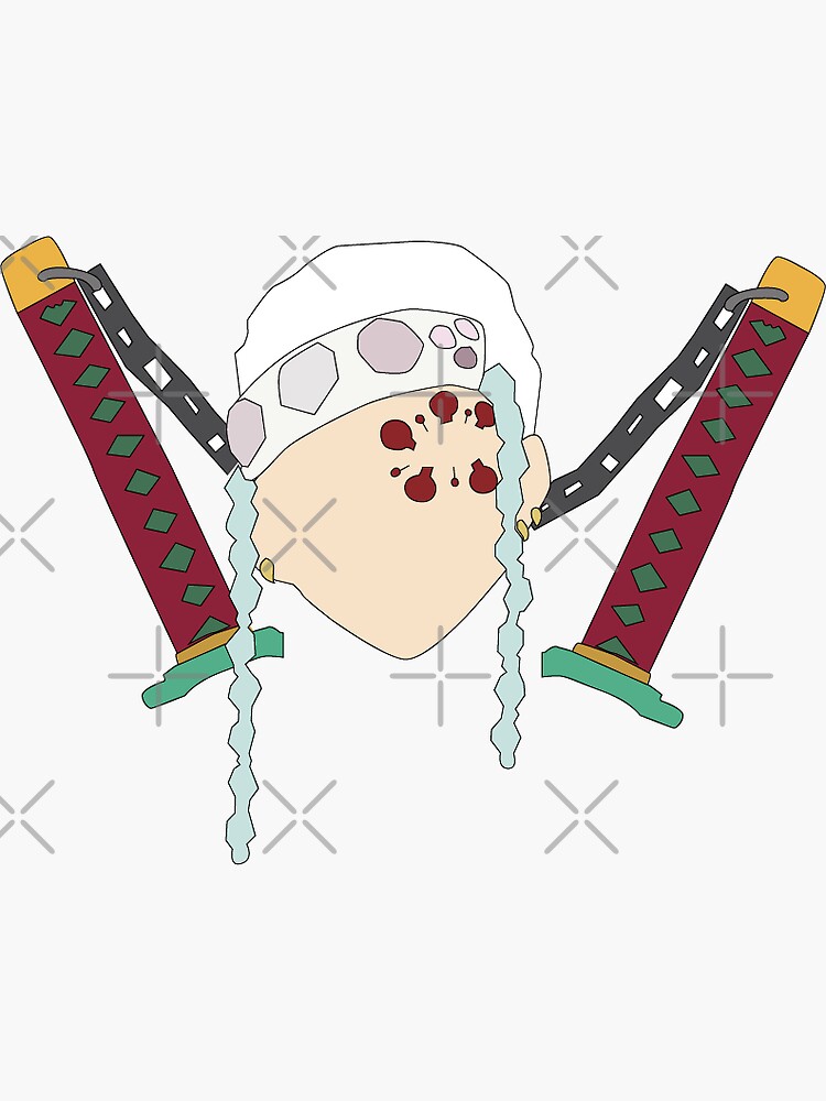 "Uzui simplistic" Sticker by mward5 | Redbubble