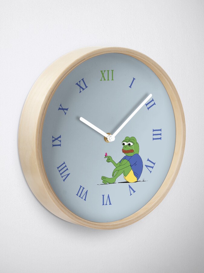 "Pepe The Frog Meme Sad Crying PepeTheFrog with Butterfly landing on ...